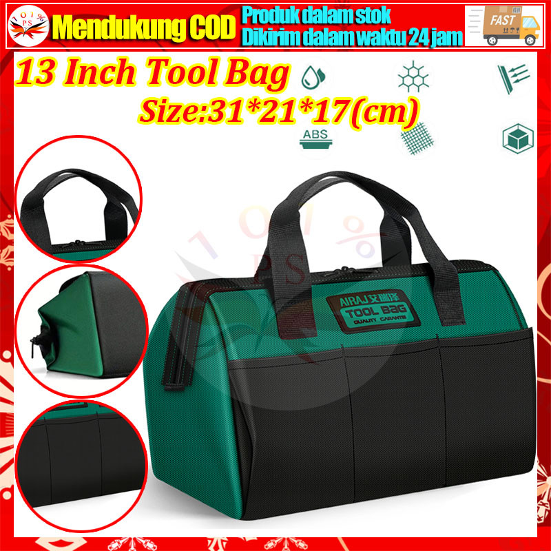 Jual Tool Bag Tas Perkakas 13 Inchi Bahan 1680D Kain Oxford TOOLBAG ...