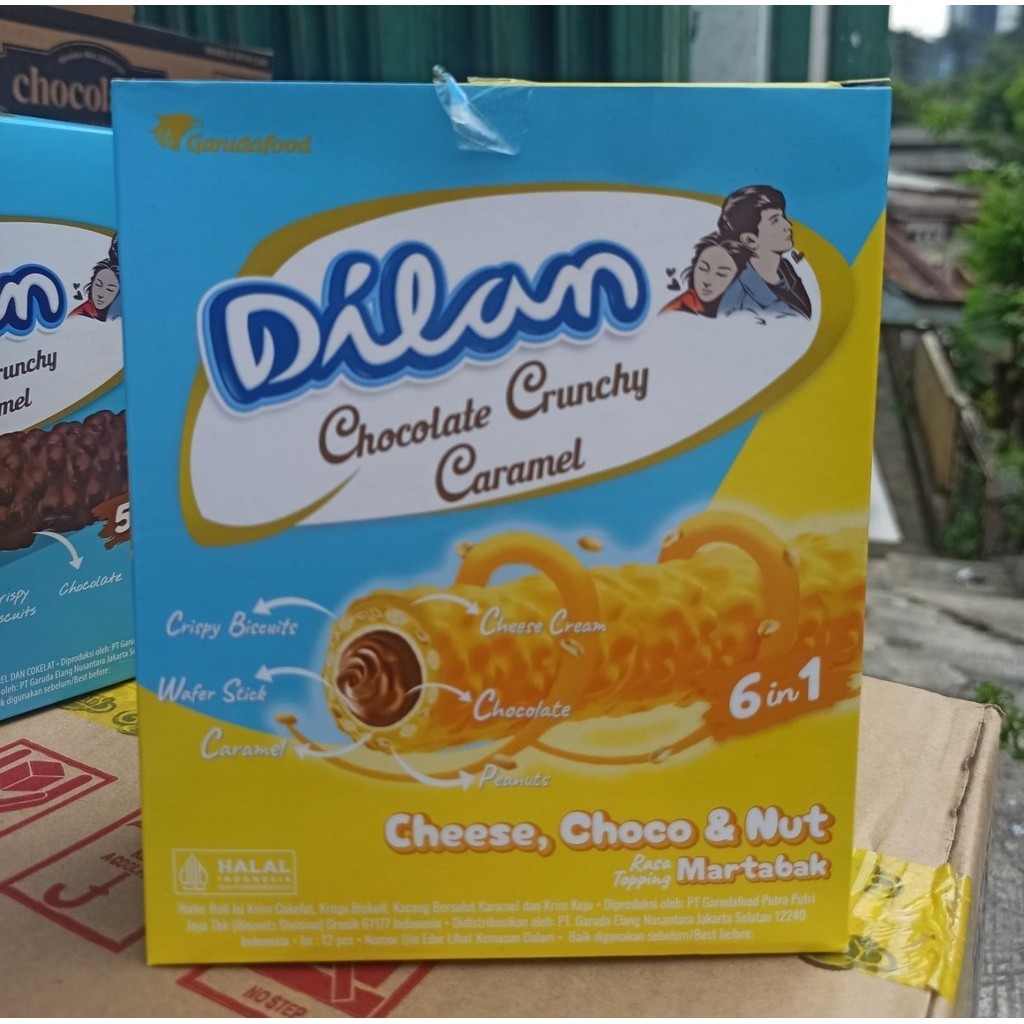 Jual Dilan Choco Crunchy Cheese 24 gr BOX | Shopee Indonesia