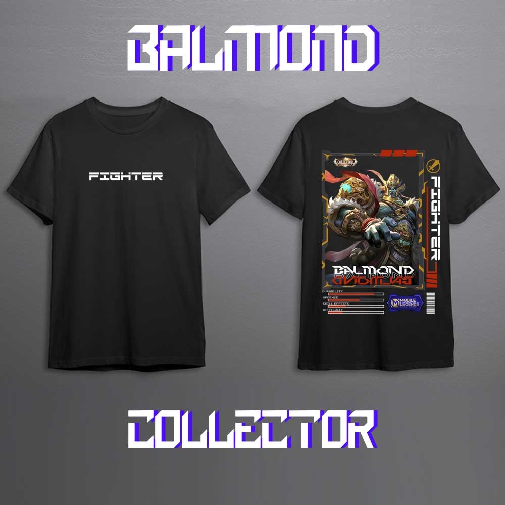 Jual GAME - Hero Mobile Legend BALOMND FIGHTER MLBB T-Shirt - Baju Kaos ...