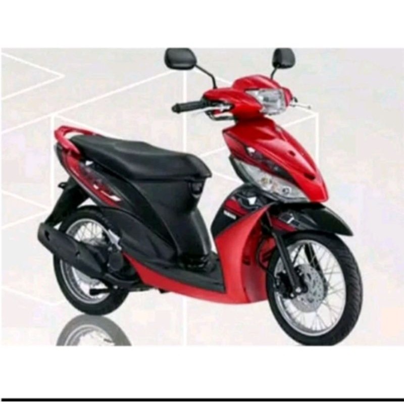 Jual panel dada dasi depan Yamaha Mio j Mio injeksi hitam merah putih ...