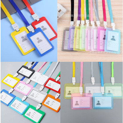 Jual NAME TAG / ID CARD HOLDER / LANYARD Gantungan Leher Kalung Kartu ...