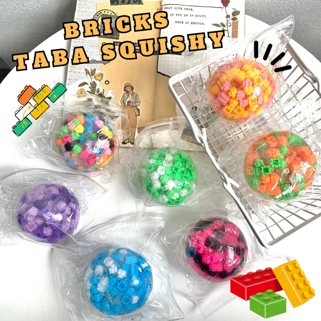 Jual [HARU] Taba Squishy Bricks Series Squeezy Fun Toys Stress Relief ...