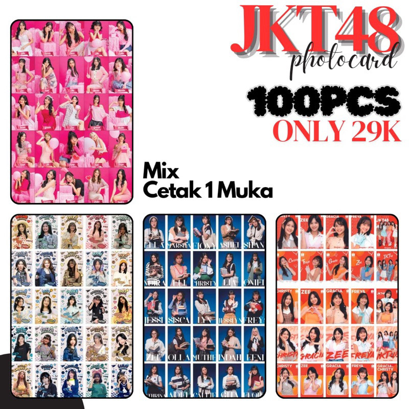 Jual PHOTOCARD JKT48 1sisi 100pcs | Shopee Indonesia