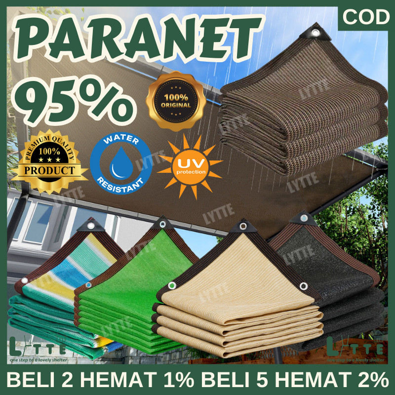 Jual LYTTE Paranet 95% Anti UV Hujan Sun Shade Net Penutup Tanaman ...
