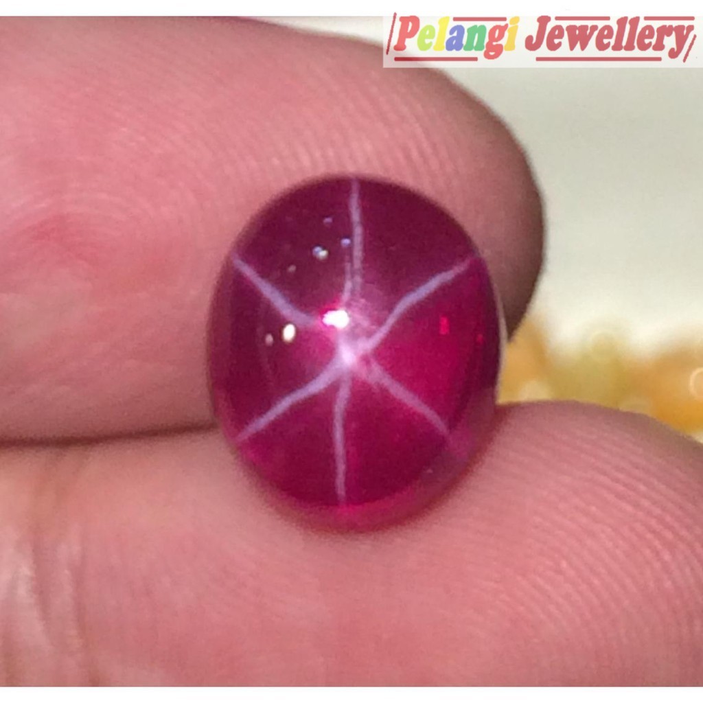 Jual Batu Permata American Star Merah Crystal Small Size HQ | Shopee ...