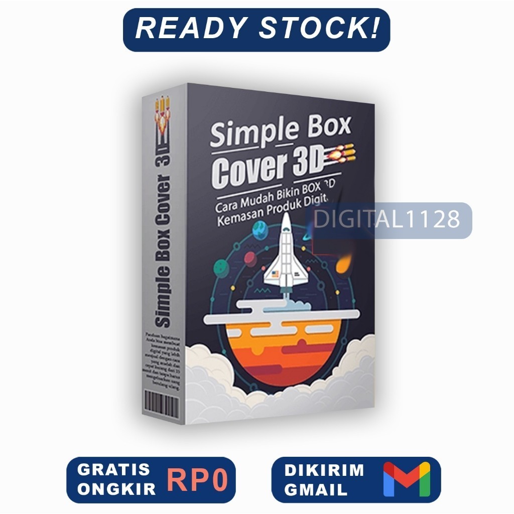 Jual 3D Cover Box Mockup - Desain Cover Digital | Shopee Indonesia