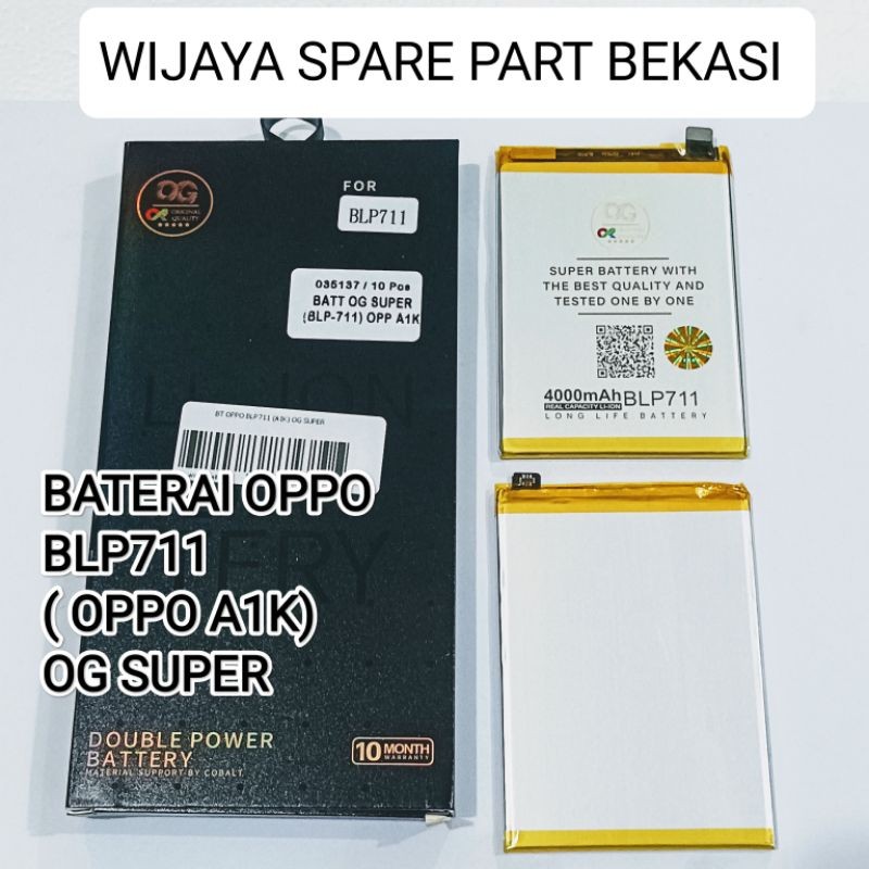 Jual BATERAI BLP711 (OPPO A1K) OG SUPER | Shopee Indonesia