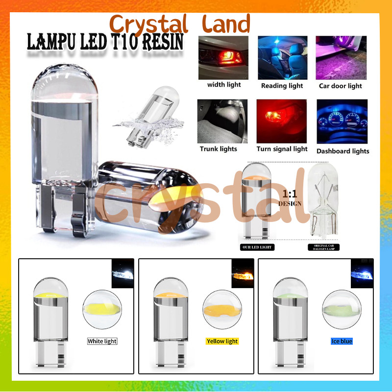 Jual Lampu LED Resin Full Kaca 360 Lampu Senja Lampu Plat Super Bright ...