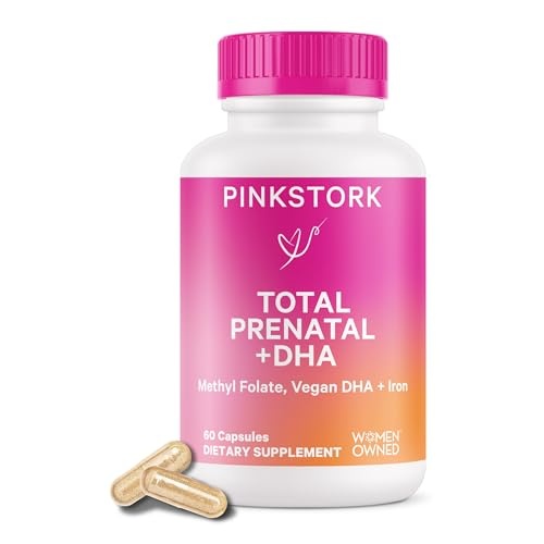 Jual Pink Stork Total Prenatal Vitamins with DHA, Folate, Iron, Choline ...