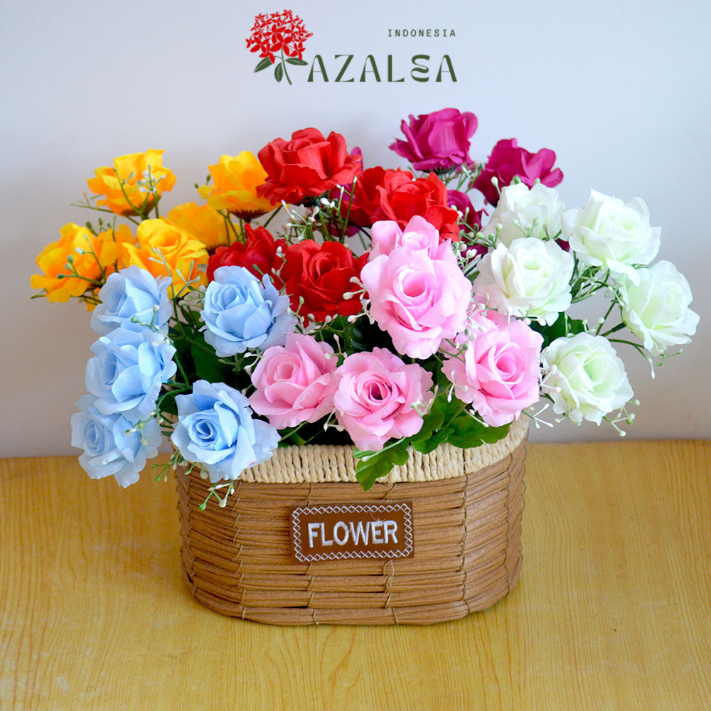 Jual AZALEA - Bouquet bunga P107 KEMBANG Artifisial Dekorasi Hiasan ...