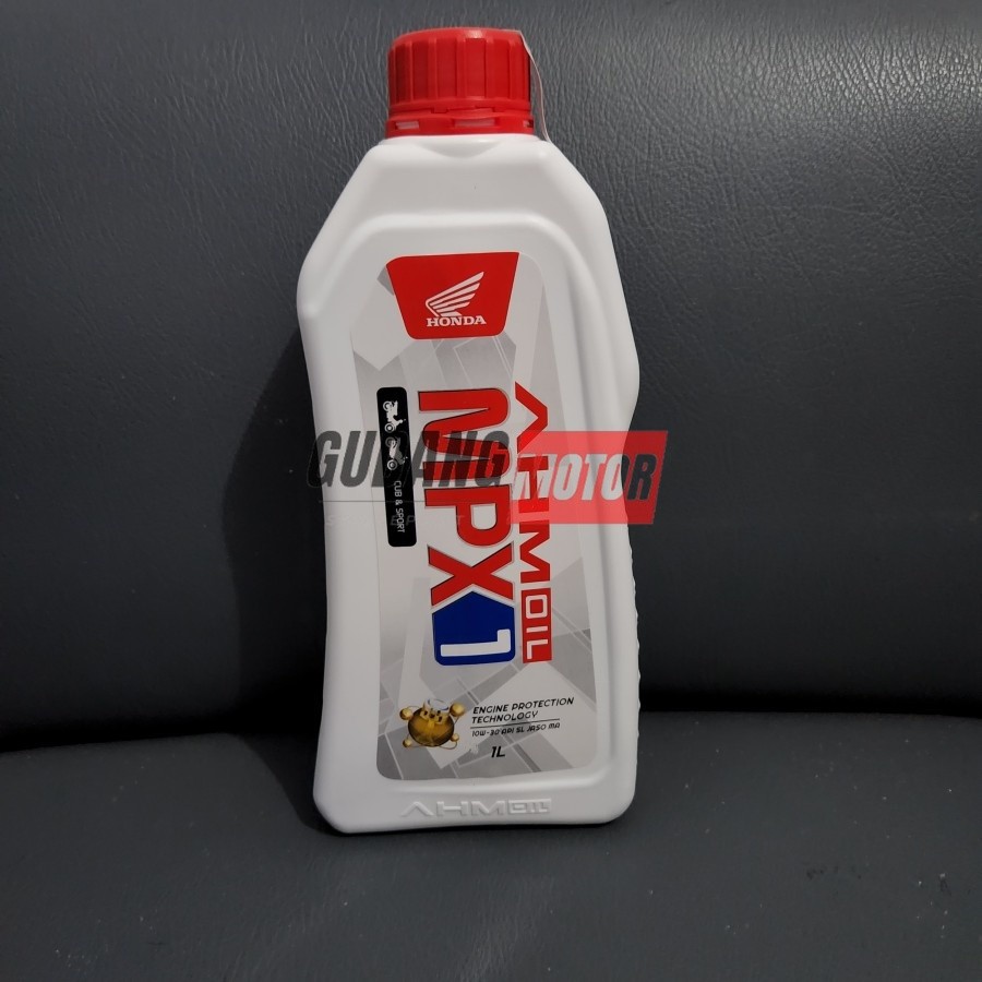 Jual Oli Mesin MPX1 MPX 1 AHM OIL 1L 1 Liter 10W-30 Motor Sport HARGA ...