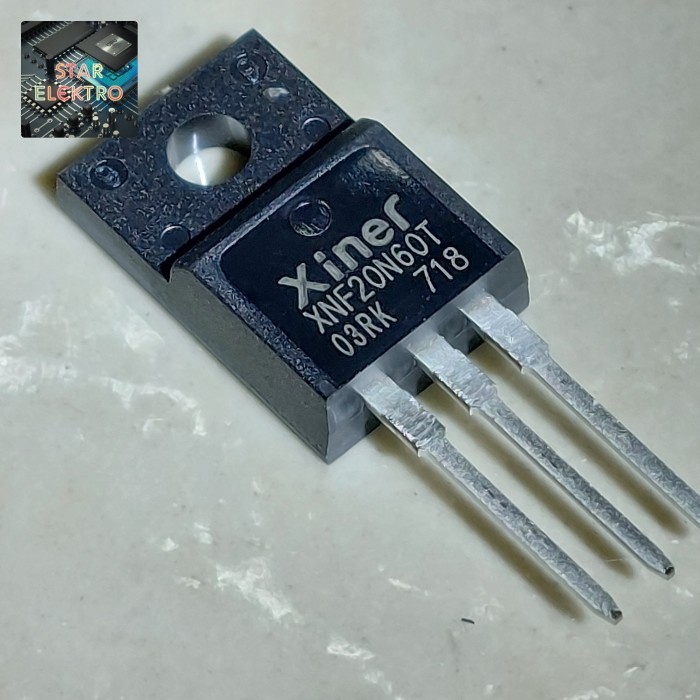 Jual XNF20N60T To-220f XINER XNF20N60 XNF 20N60 20N60T IGBT Trench ...