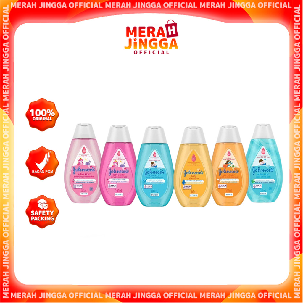 Jual JOHNSON'S Active Kids Shampoo - Shampo Anak-Anak | Merah Jingga ...