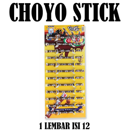 Jual Choyo choyo stik coklat isi besar rainbow cup isi 20 super bubble ...