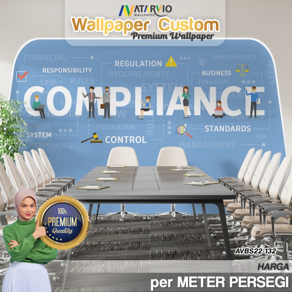 Jual Wallpaper Dinding Custom | Wallpaper Dinding Ruang Kerja ...