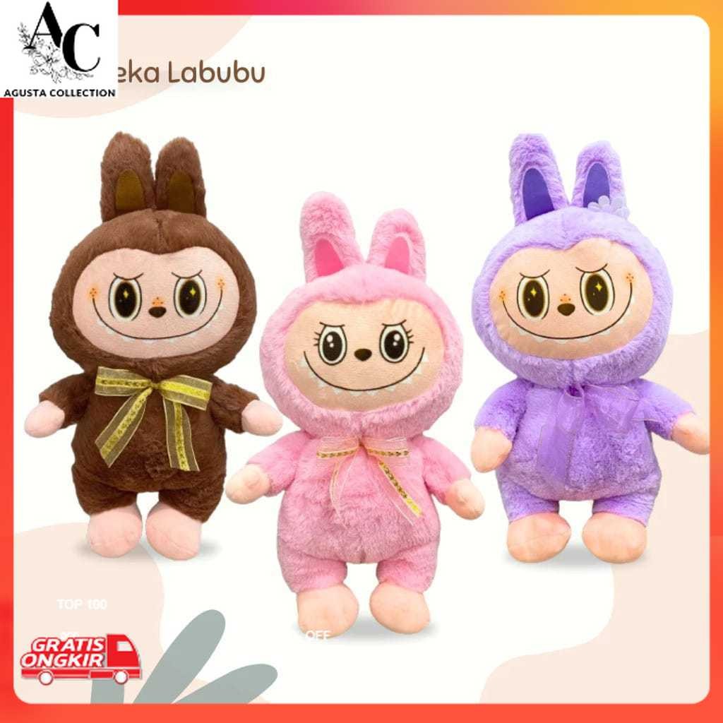 Jual Boneka Lucu / Boneka Labubu The Monsters Exciting Macaron Labu ...