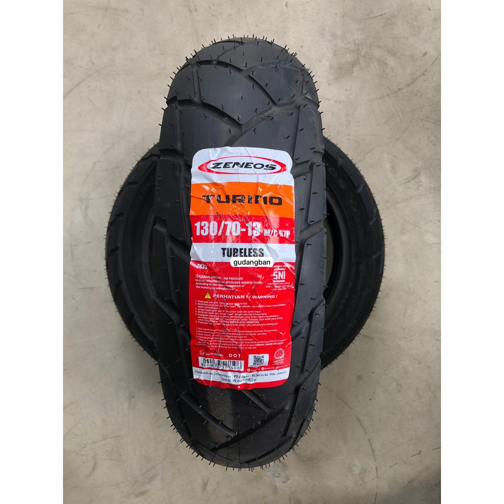Jual Ban Zeneos 130 / 70 -13 Turino ZN33 ADV belakang DUAL PURPOSE ...