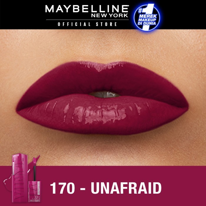 Jual Maybelline Superstay Vinyl Ink - Liquid Lipstick - Unafraid ...