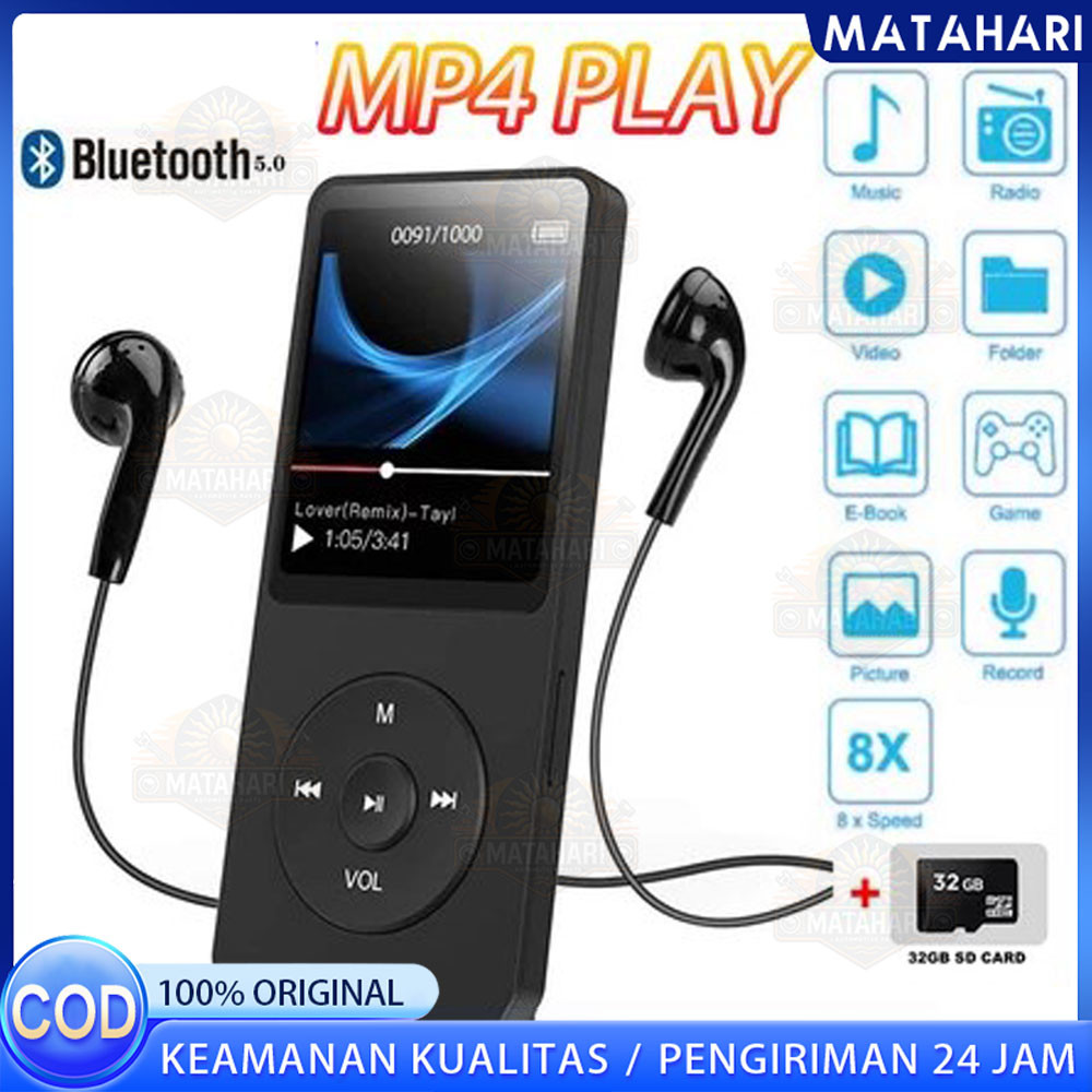 Jual MP4 Player Bluetooth MP3 Mini Player Bluetooth MP3 Bluetooth ...
