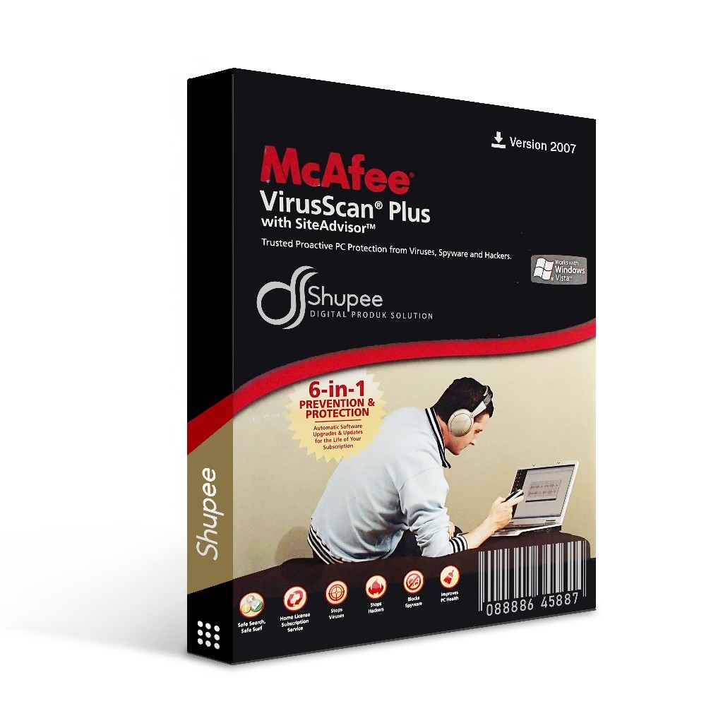 Jual Software McAfee VirusScan Plus CD-ROM 2007 (Original) | Shopee ...