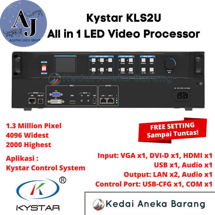 Jual AJstore - Kystar KLS2U LED Video Processor Videotron Controller Sending Card Box Ori ...