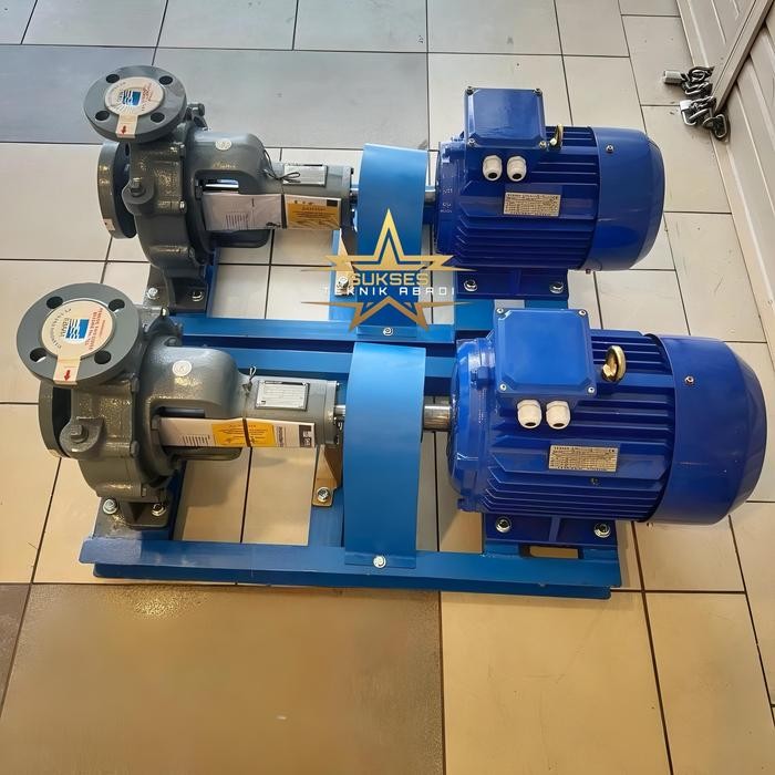 Jual pompa Centrifugal Ebara 50x40 FSHA + Motor 7.5 Hp 3Phase 2Pole | Shopee Indonesia