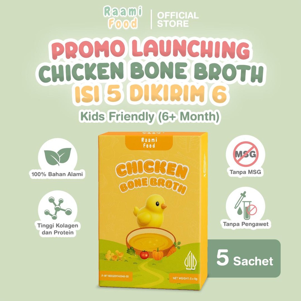 Jual Raami Food Chicken Bone Broth Kaldu Tulang Ayam Bubuk 100% Alami ...