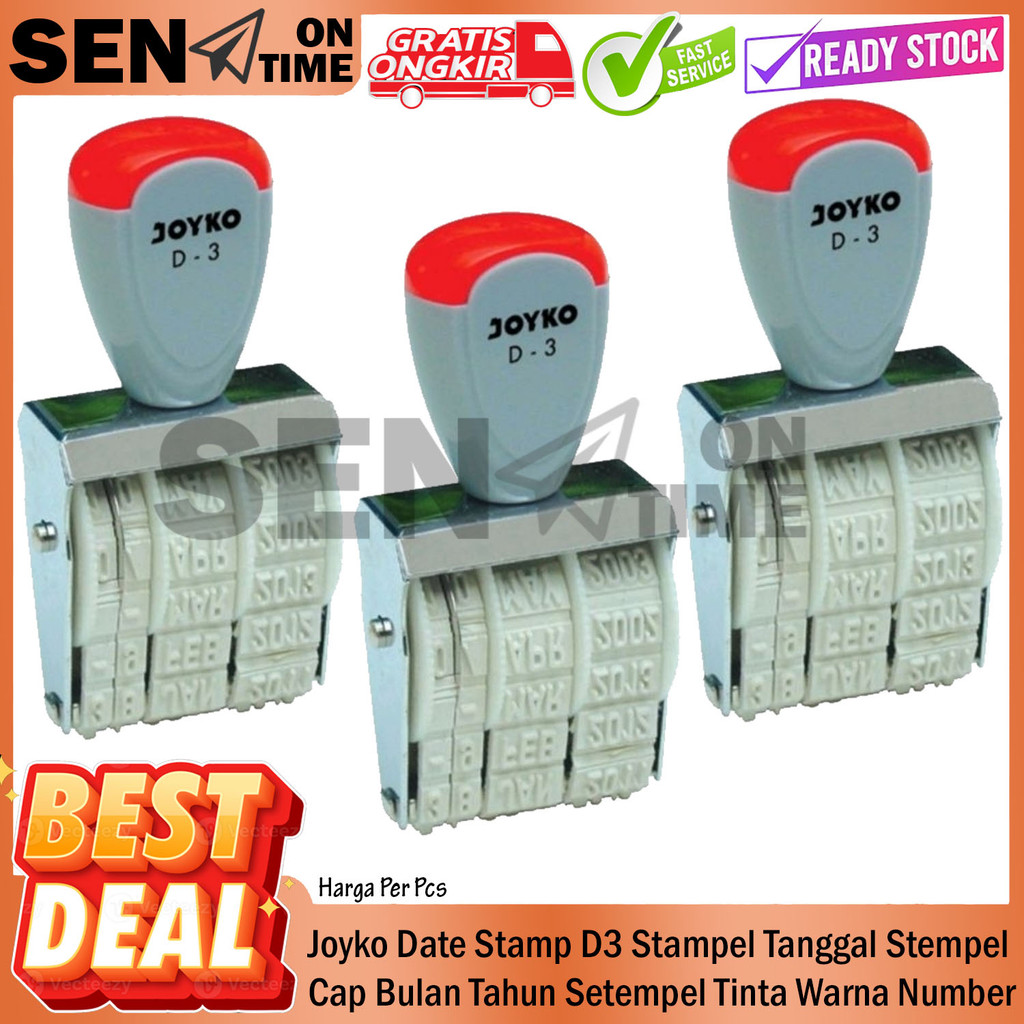 Jual Jk Stempel Cap Date Stamp D3 Stampel Tanggal Bulan Tahun Setempel ...