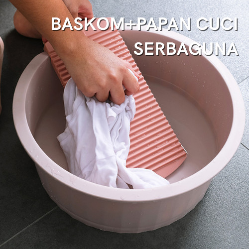 Jual ARS Bak Baskom cuci baju / Ember cuci baju dengan papan penggilas ...
