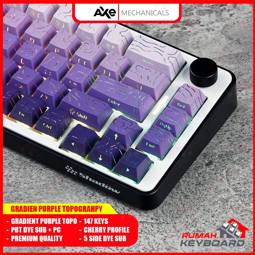 Jual AXE MECHANICALS - GRADIENT PURPLE TOPOGRHAPY - Side Print - See ...
