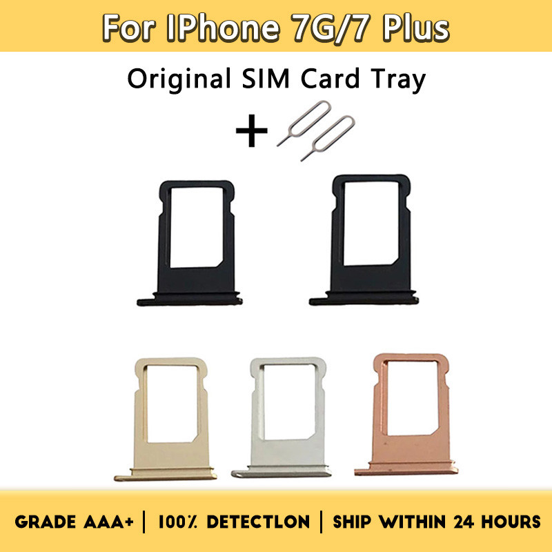Jual AAA++++ SIM Card Tray for iphone 7 Socket slot iPhone 7 Plus SIM ...