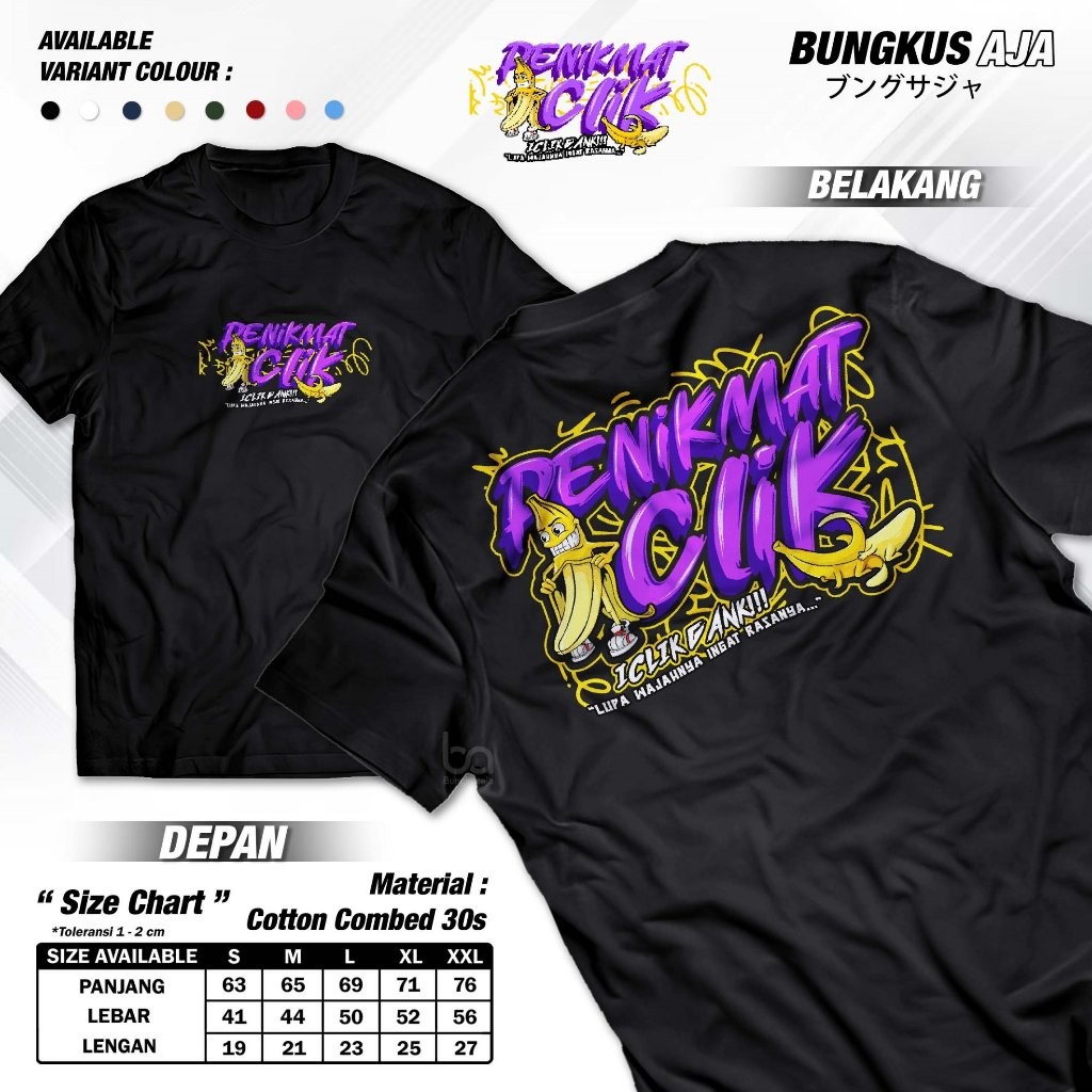 Jual Kaos Penikmat Iclik Lupa Wajahnya Ingat Rasanya - Baju Kata Kata ...