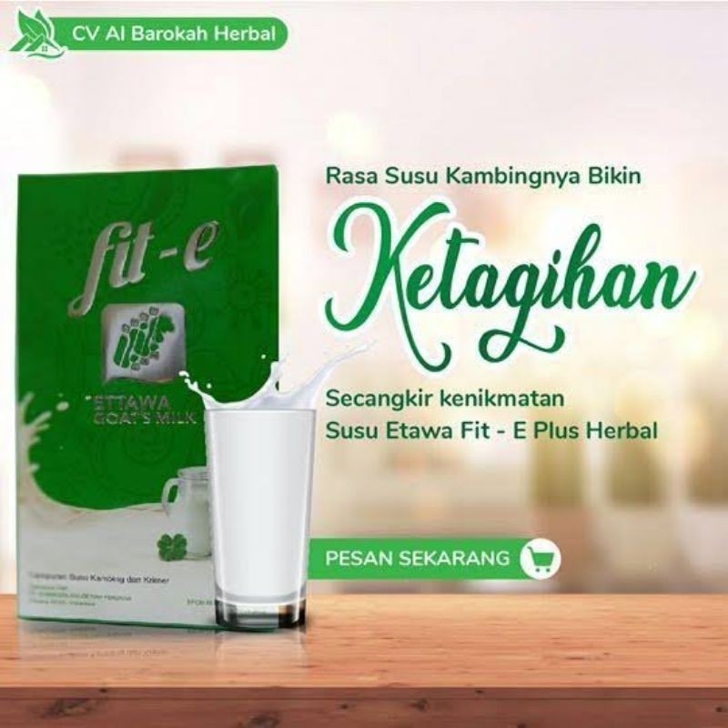 Jual FIT E SUSU KAMBING ETAWA PLUS BIDARA TEMULAWAK PEGAGAN 1 BUNGKUS ...