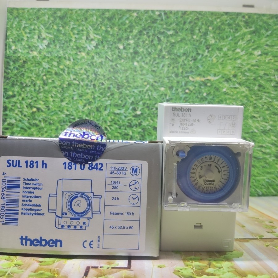 Jual Timer Analog Theben SUL181H Switch Switcher 24 Jam/H Panel Lampu Otomatis | Shopee Indonesia