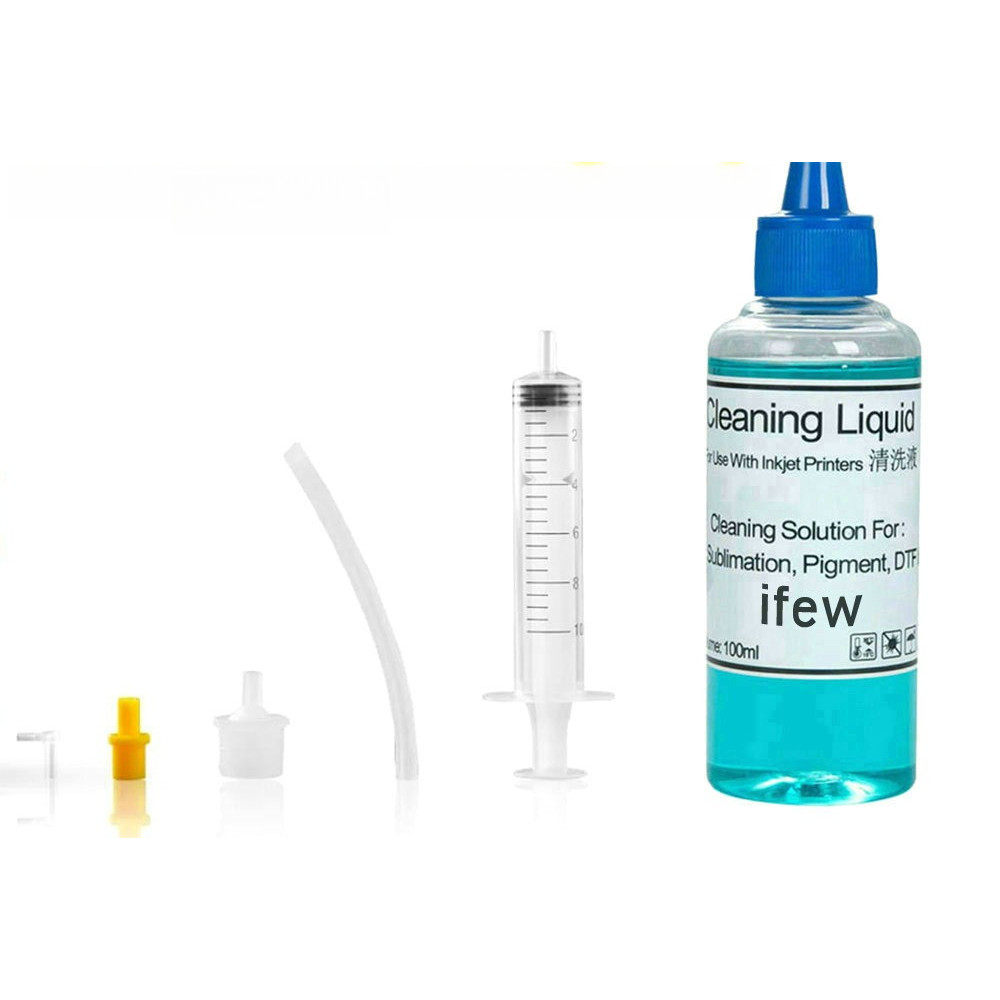 Jual 100ML Inkjet Printer Head Cleaning Kit Compatible With Epson Hp ...