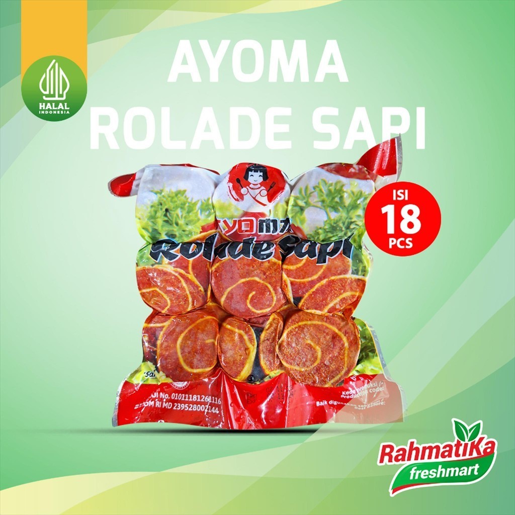 Jual Ayoma Rolade Sapi Isi 18 / 450 gr | Shopee Indonesia