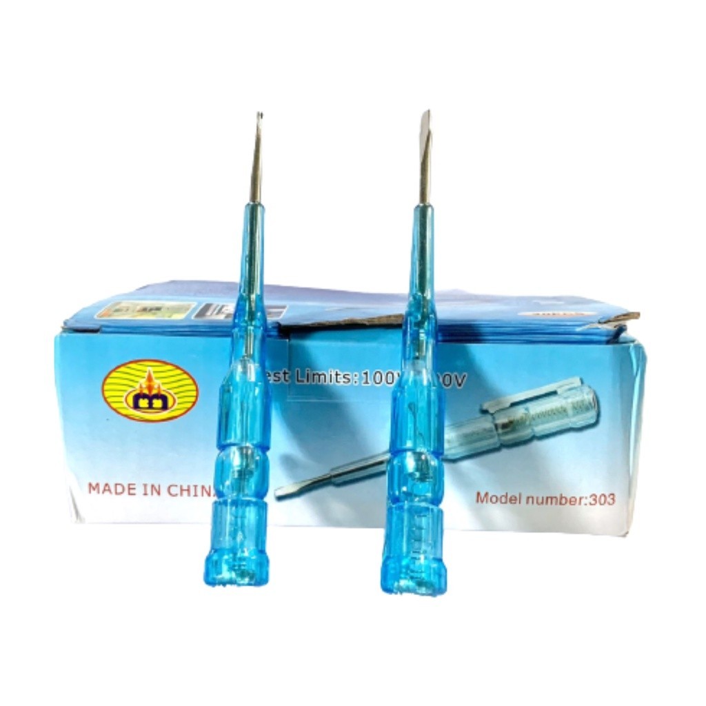 Jual Obeng tespen test pen listrik merah | Shopee Indonesia