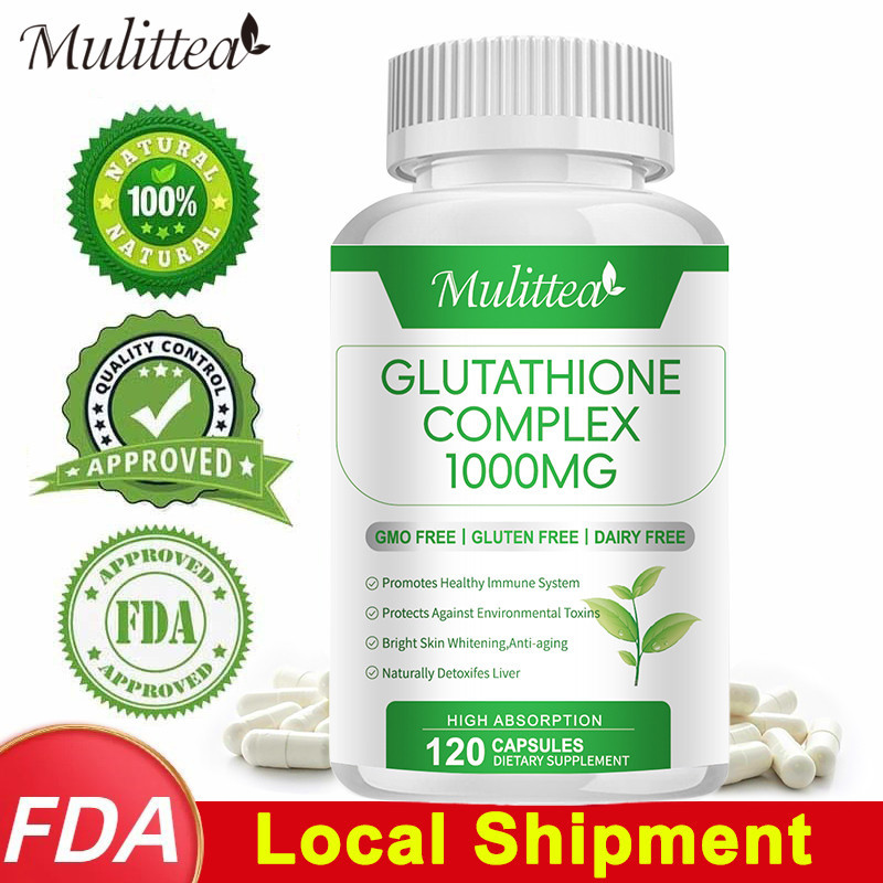 Jual Mulittea Liposomal Glutathione Capsules 1000mg Whitening Pills ...