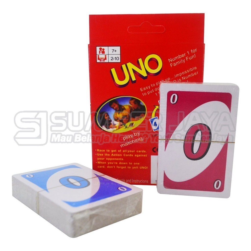Jual Board Game Kartu Permainan Card Game Anak Uno Card Uno00000 Polos ...