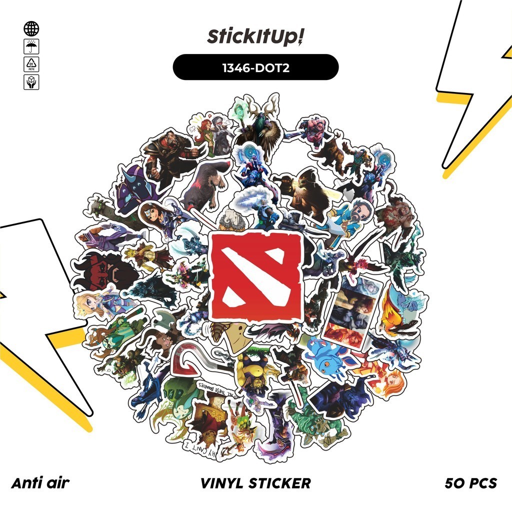 Jual COD 100 Pcs Stiker Pack Defend Of The Ancient - DOTA Series 2 Lucu ...