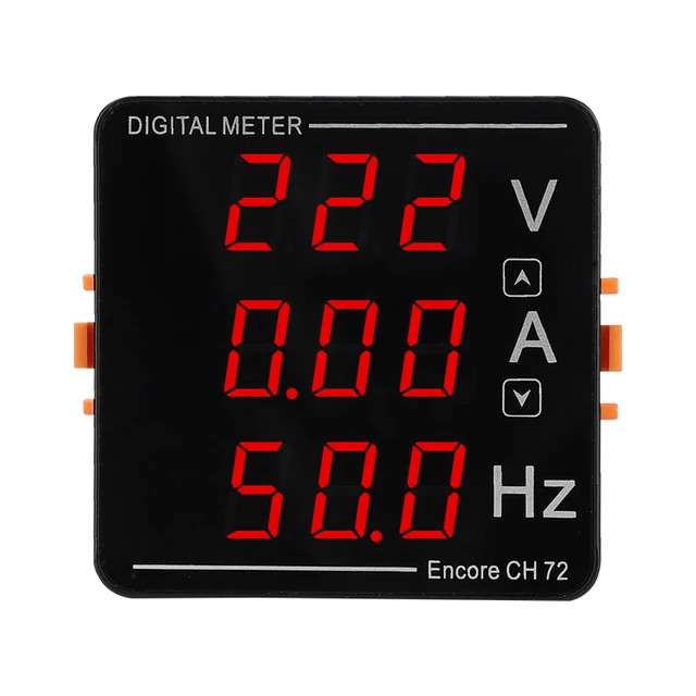 Jual Voltmeter Ampere Meter HZ Meter Digital 3in1 500V 120A CH-72 VAHz ...