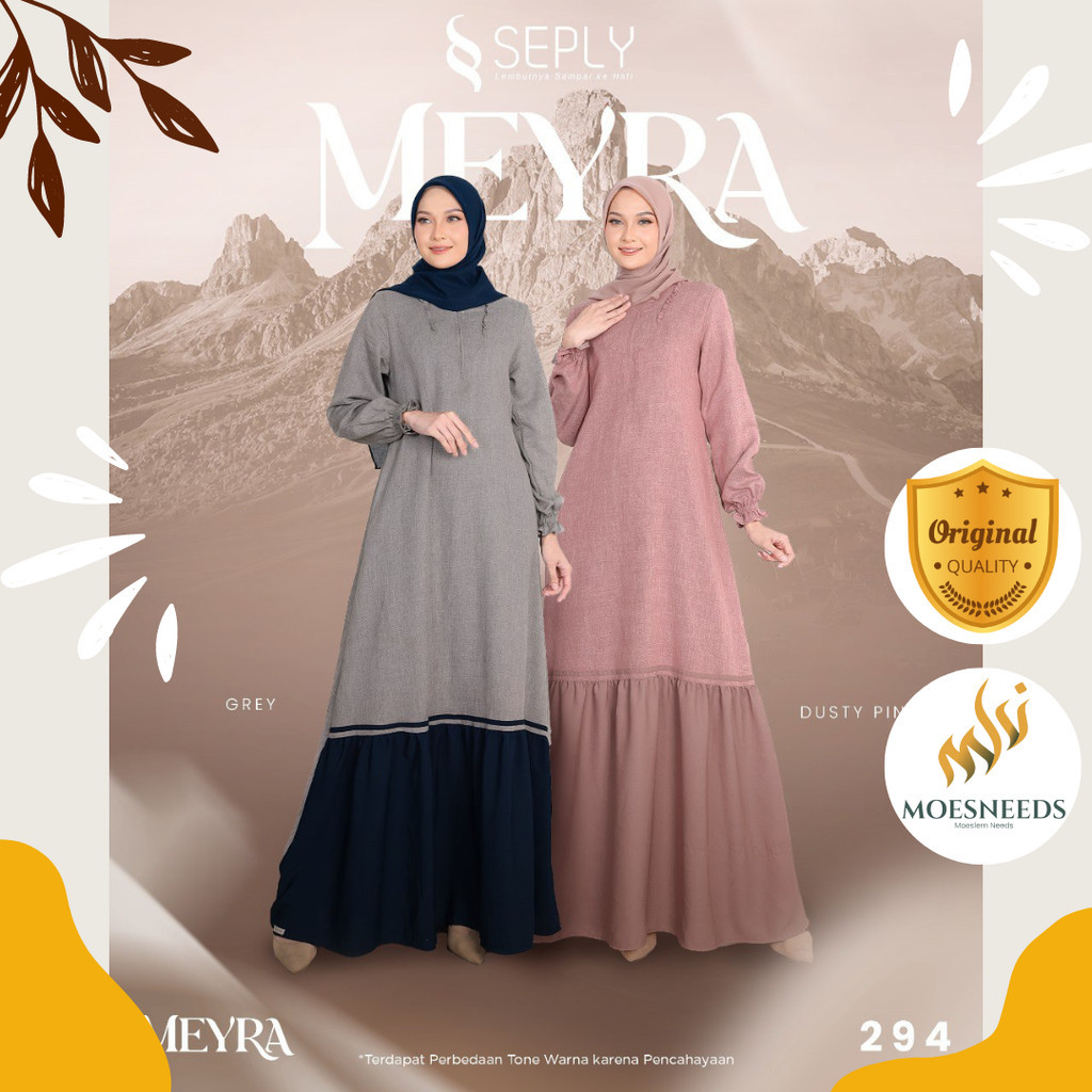Jual SEPLY Gamis Wanita Terbaru Kekinian Meyra 294 | Shopee Indonesia