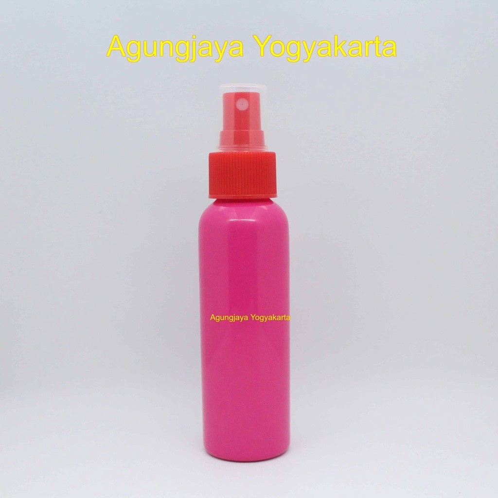 Jual Botol 100 ml Merah Spray BR / Botol Merah / Botol Kosmetik / Botol ...