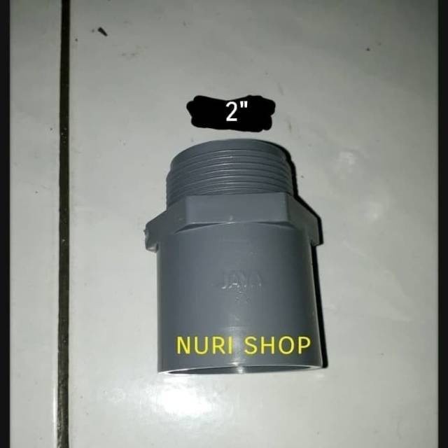 Jual Valve socket pvc 2" / sock drat luar/ sok drat luar/ valve sock/ shock drat luar pvc 2 ...