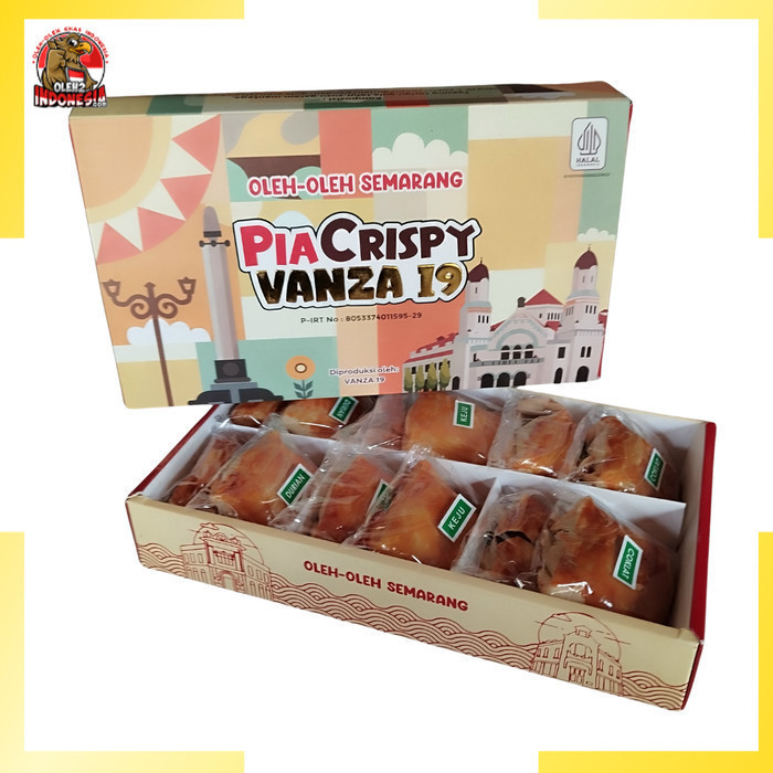 Jual Bakpia Pia Crispy Vanza 19 Oleh Oleh Khas Semarang isi 12 Lezat | Shopee Indonesia