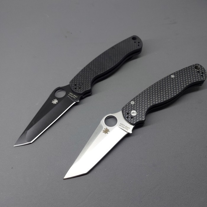Jual Spyderco C81 Paramilitary 2 Tanto Carbon Fiber Scale | Shopee ...