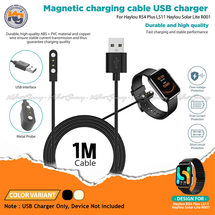 Jual Charger Smartwatch Haylou RS4 Plus LS11 Solar Lite R001 Haylou ...