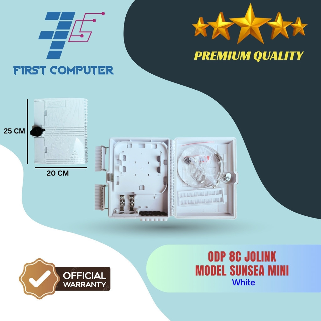 Jual ODP Jolink 8 Core model Sunsea Mini Black / White | Shopee Indonesia