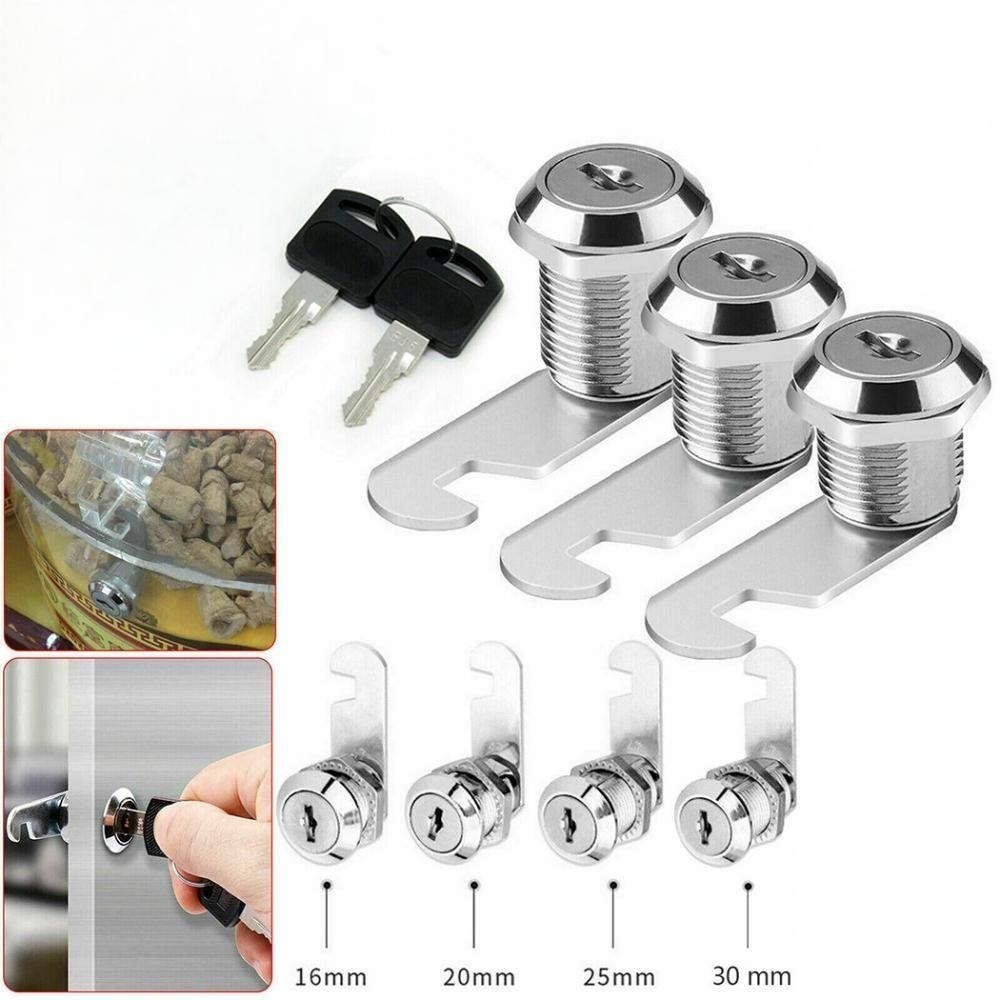 Jual 16/20/25/30mm Kunci Cabinet Kait Camlock Kunci Loker Kunci Laci Lemari Besi Kunci Camlock ...