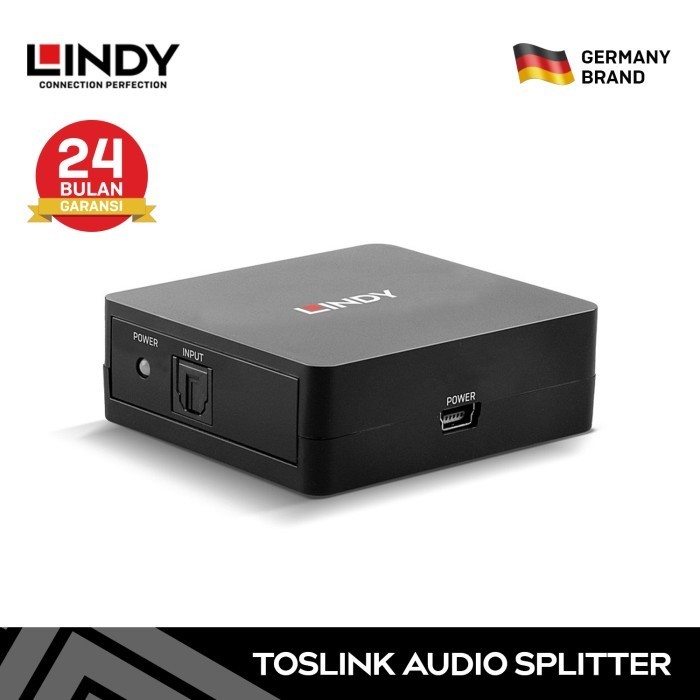 Jual LINDY 70480 3 Port Audio Digital Toslink Splitter | Shopee Indonesia